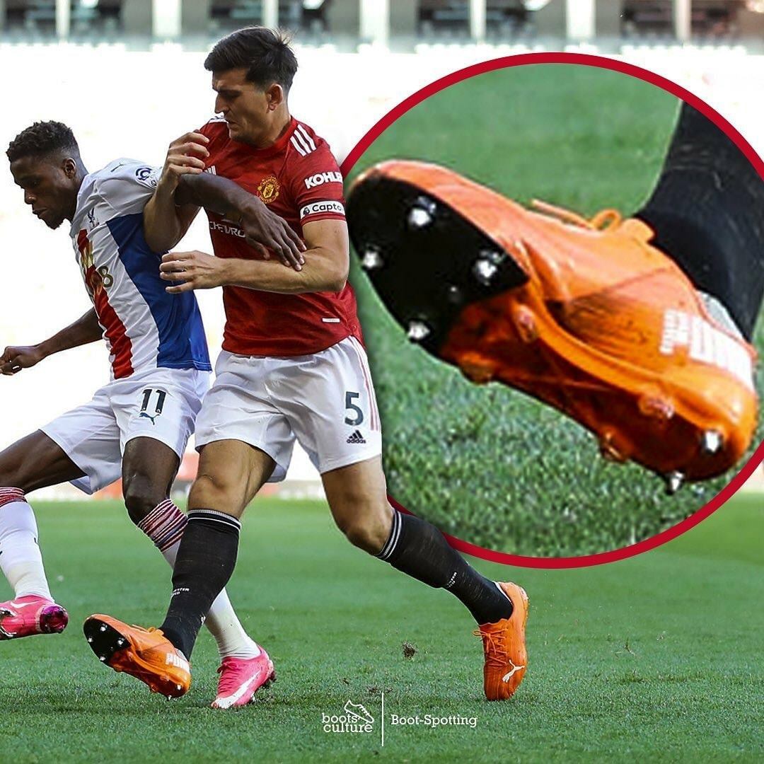 Man Utd's Harry Maguire Wears Completely Camouflaged Puma Ultra Boots ...