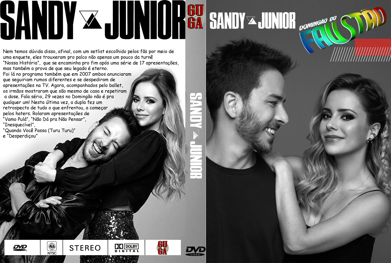 Guga DVDs: Sandy e Junior no Faustão