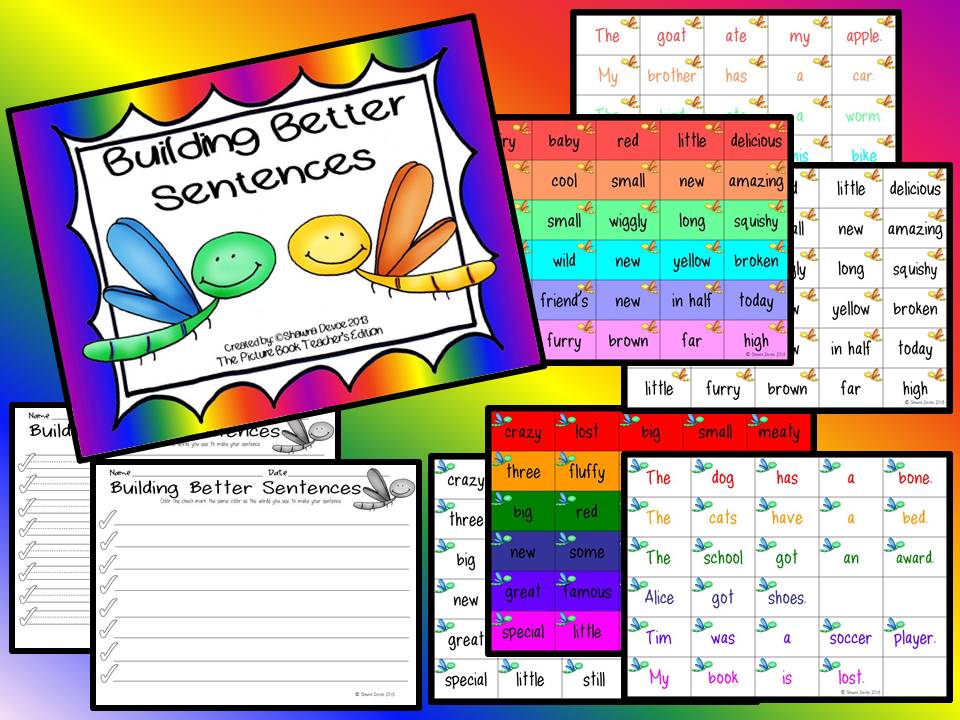 Building Better Sentences | The Picture Book Teacher's Edition
