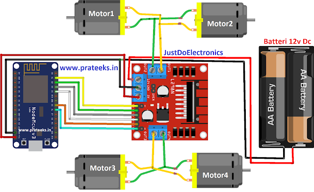 Blink App Based Robot Car