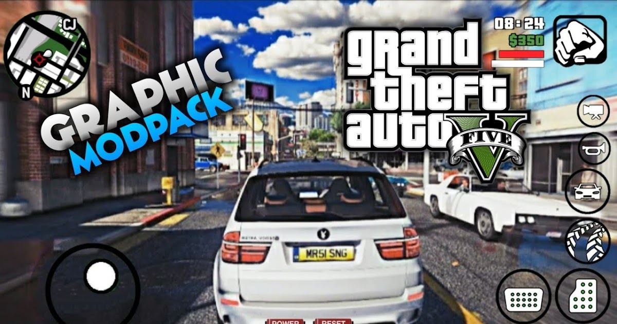 GTA V Graphics Modpack For GTA Sa Andreas In Android | Apk+Data | Gta V ...