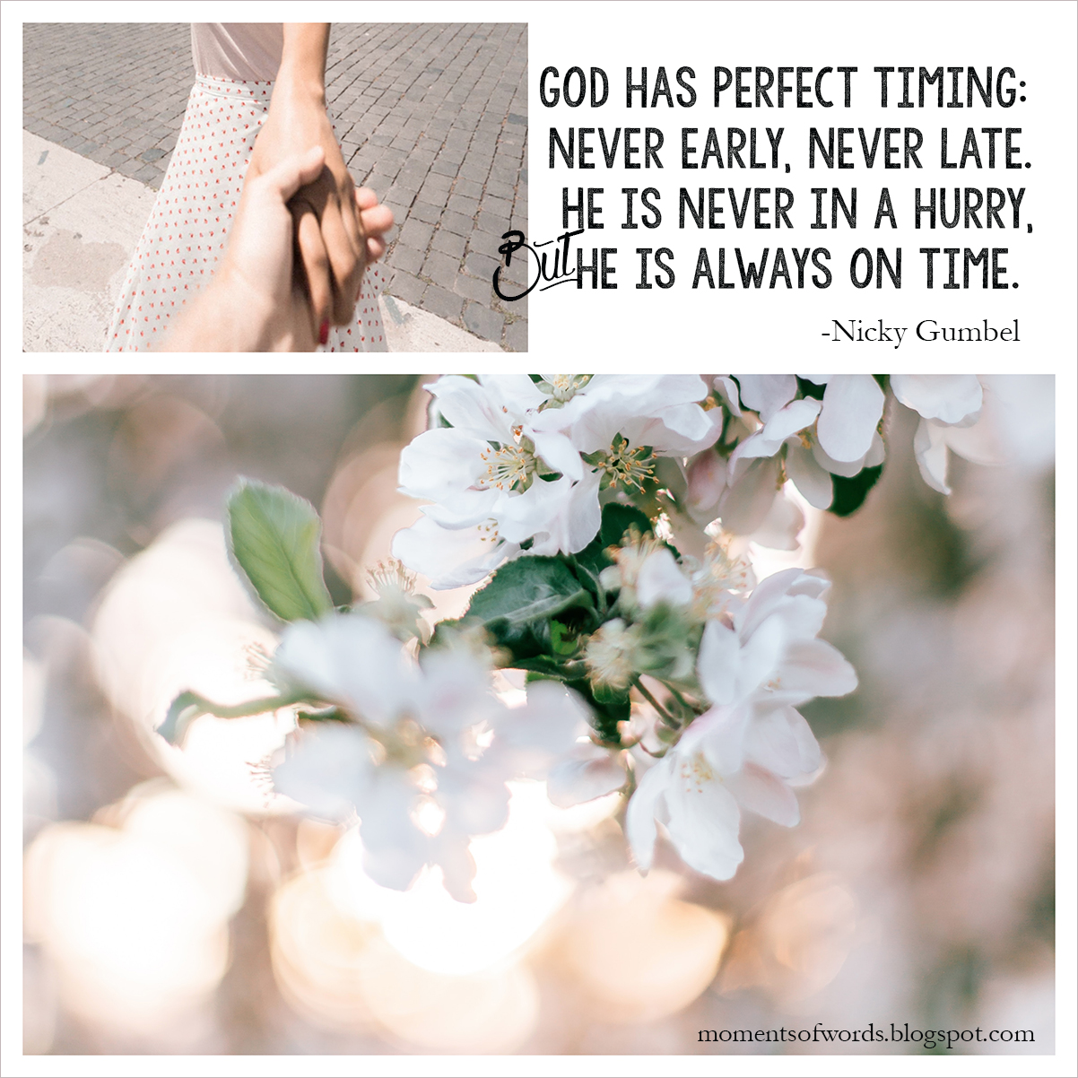 Trust God's timing! | Moments of words