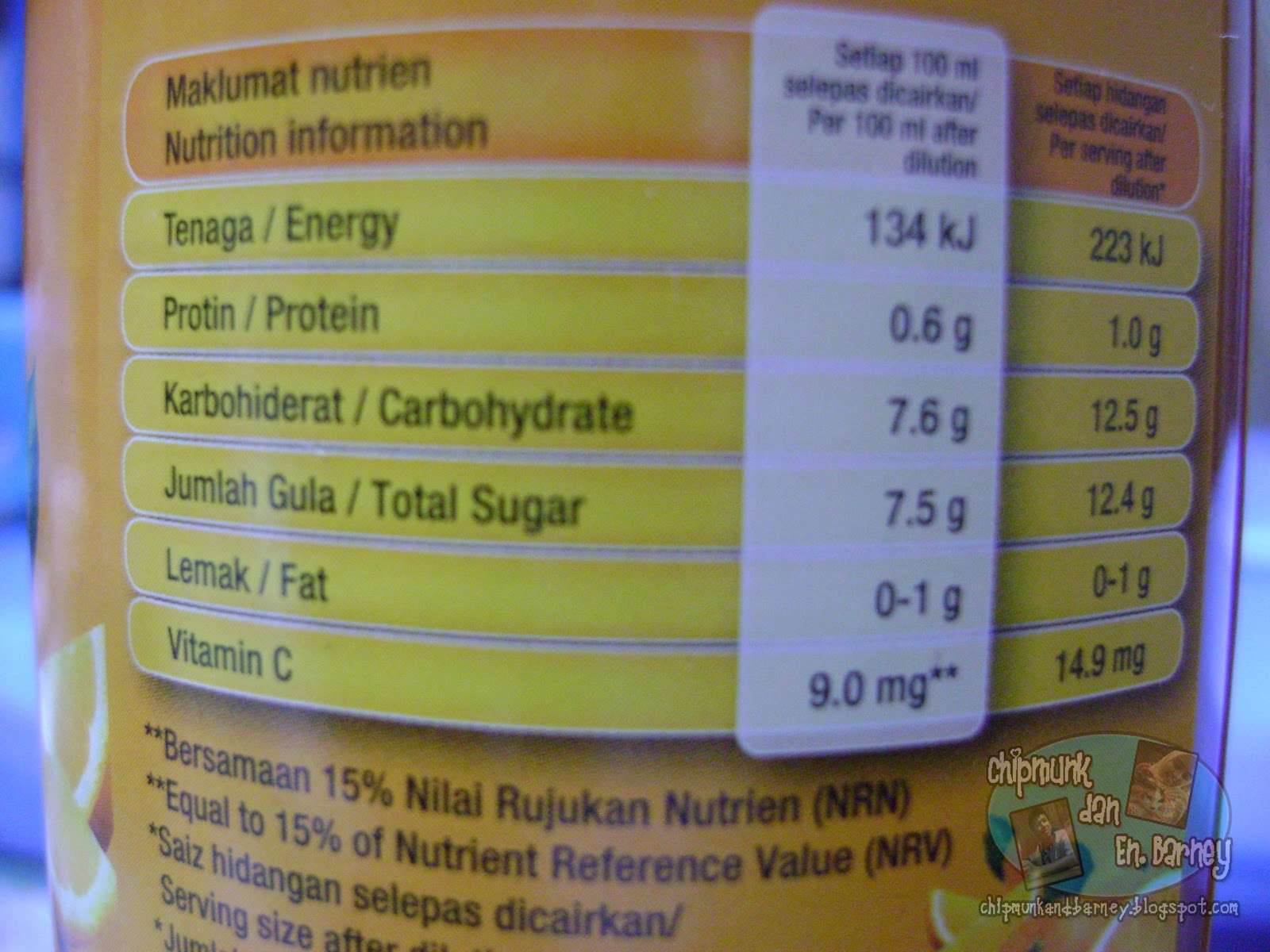 All About Life: Makan Sunquick untuk sihat.