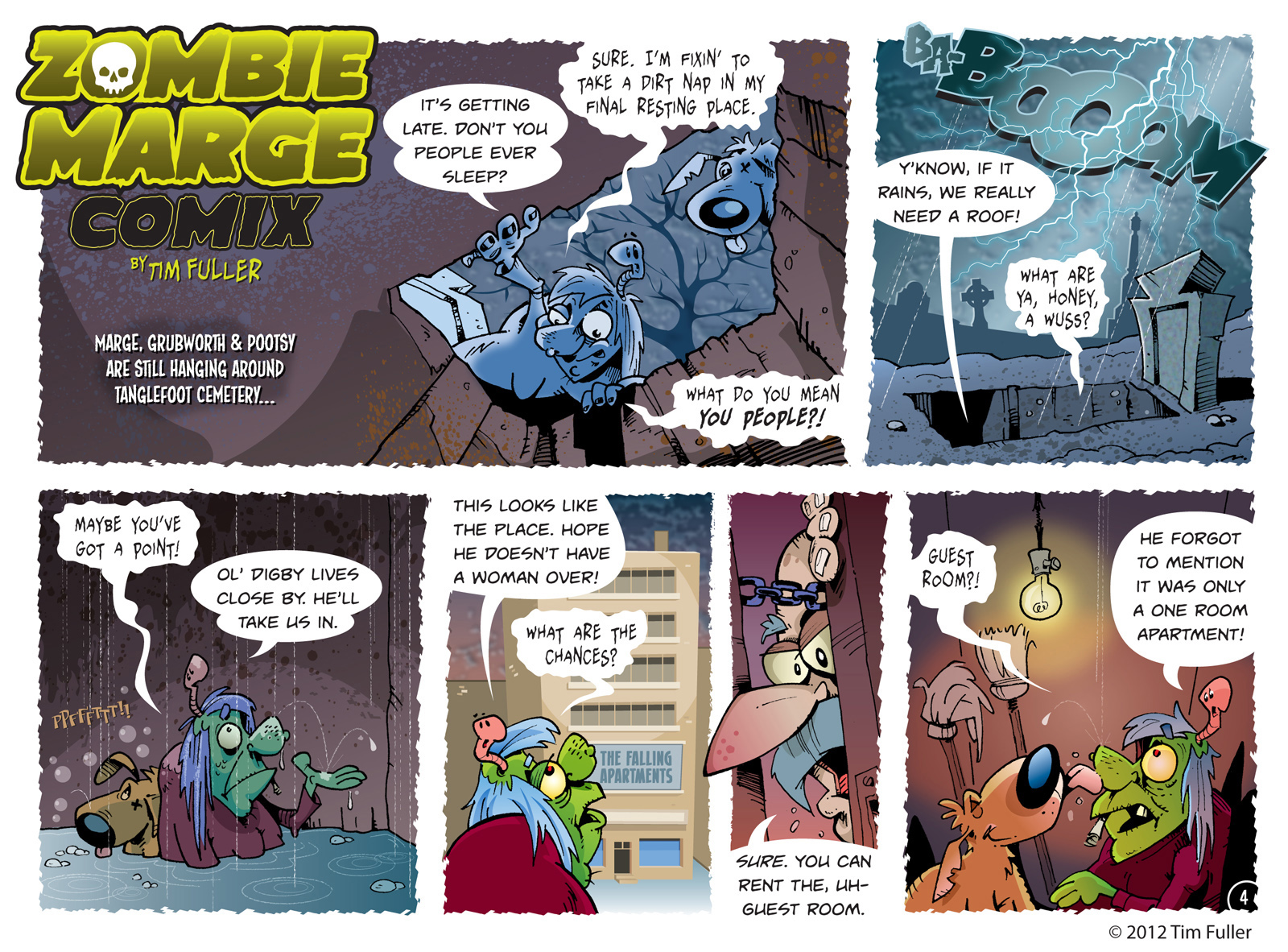 The Zombie Marge Comix Blog: Episode 4