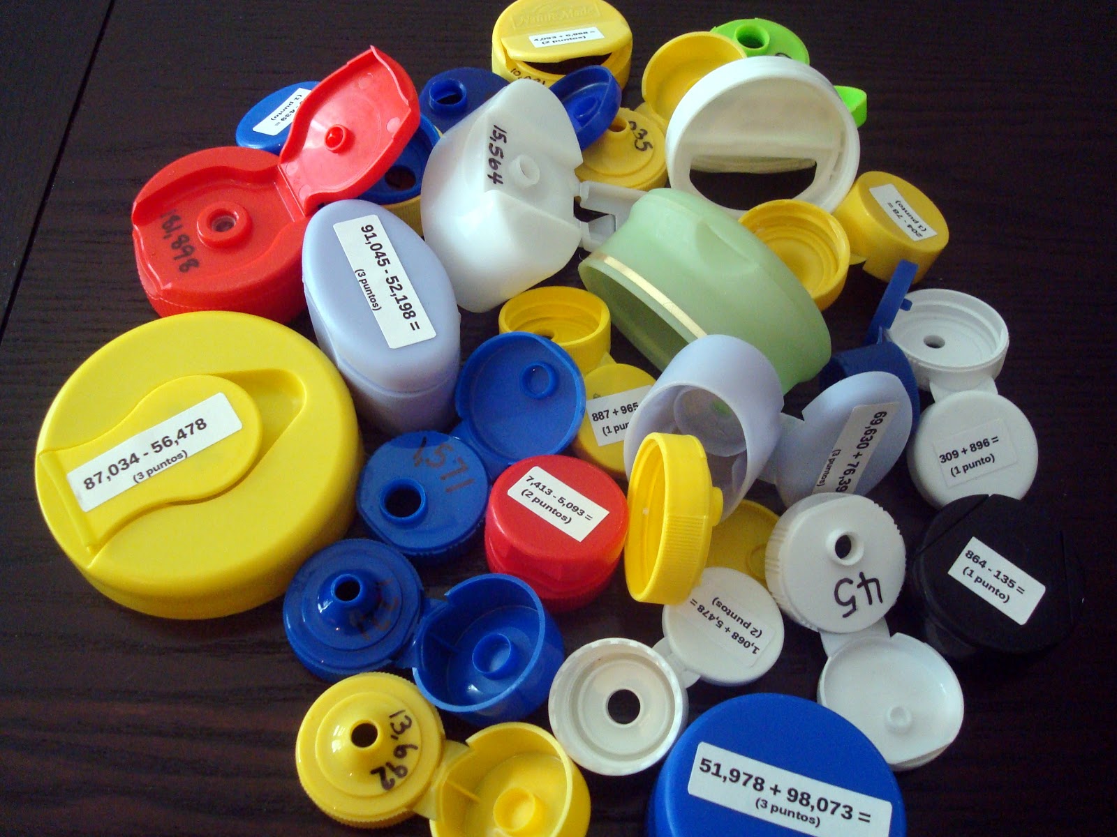 Bottle Cap Answer Keepers - FlapJack