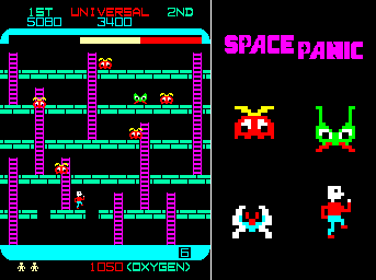 What was the first platformer, Space Panic or Donkey Kong?