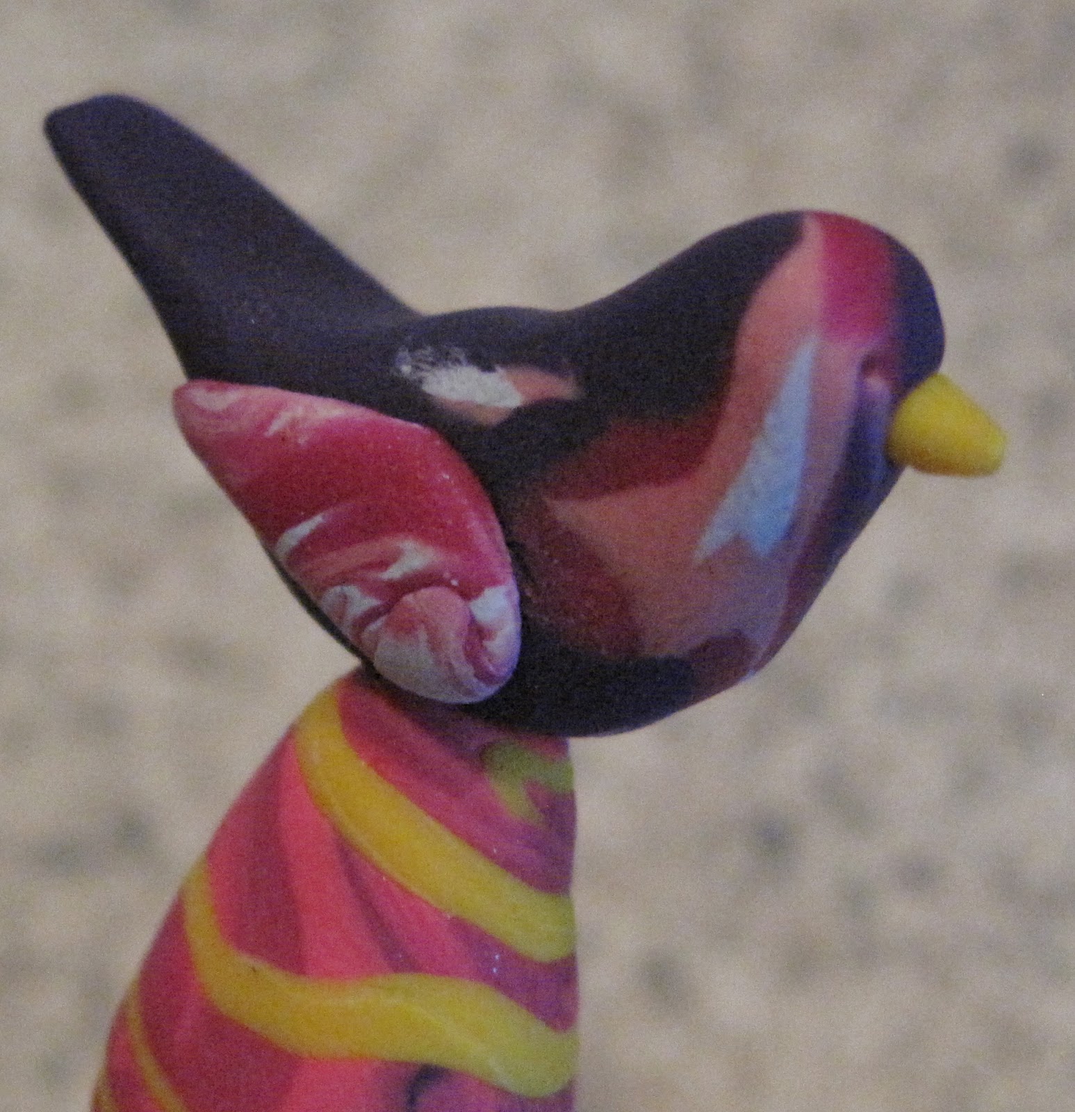 Angela Anderson Art Blog: Polymer Clay Birds & Houses - After School Art