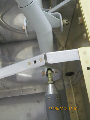 Larry's Airplane: Attached Ailerons To The Control Column