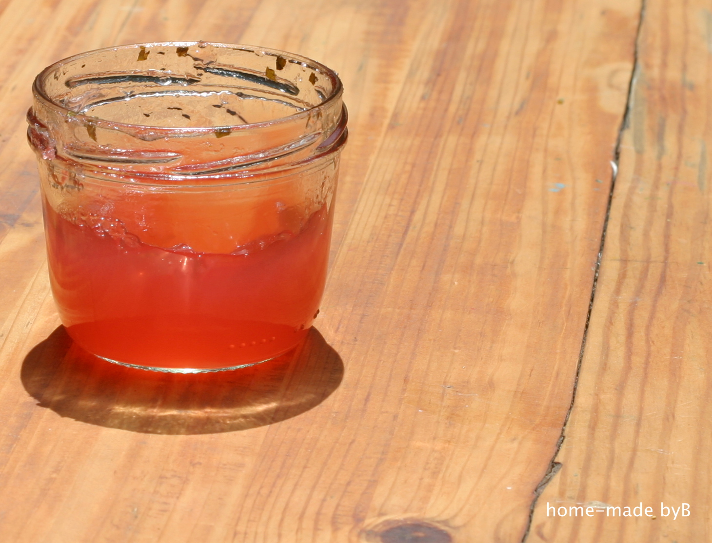 Home-made by B: Žele od rabarbare sa mentom