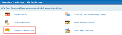 How to apply for SBI ATM card online?