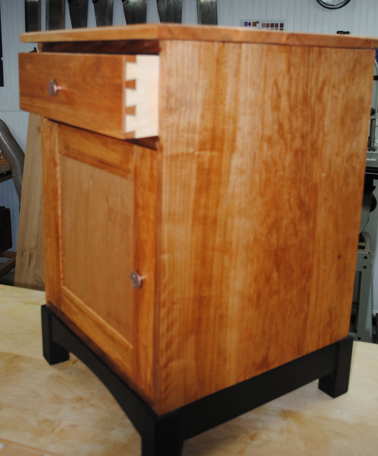 First Light Woodworking - Unplugged: Cherry and Maple Nightstands Complete