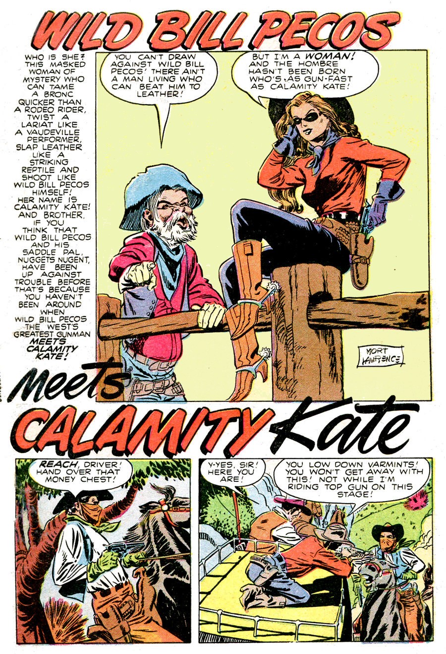 Pappy's Golden Age Comics Blogzine: Number 2117: Enter Calamity Kate