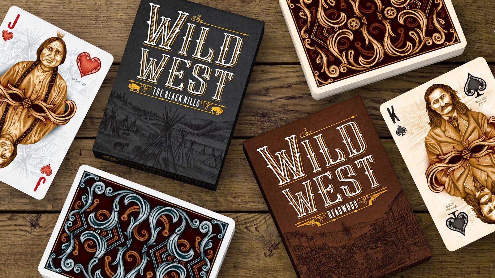 WILD WEST: Deadwood & The Black Hills Playing Cards on Packaging of the ...