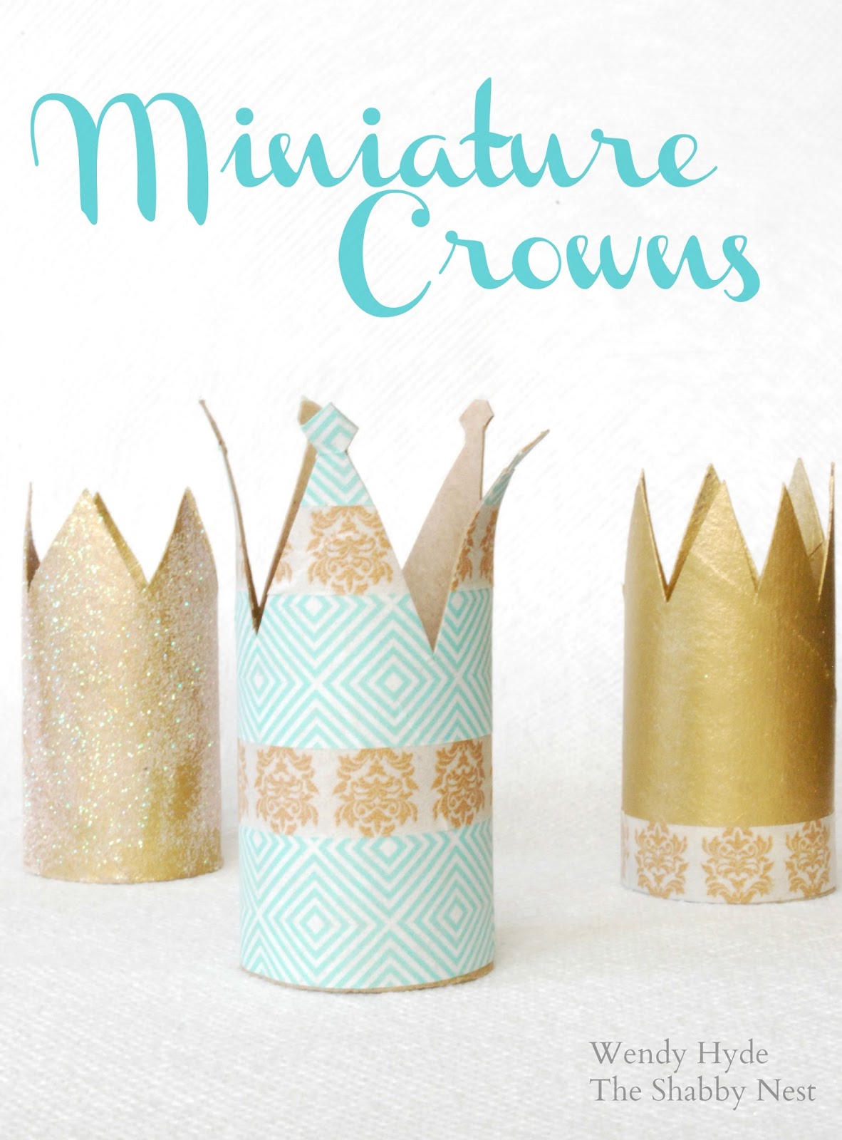 The Shabby Nest: Miniature Crown Tutorial~