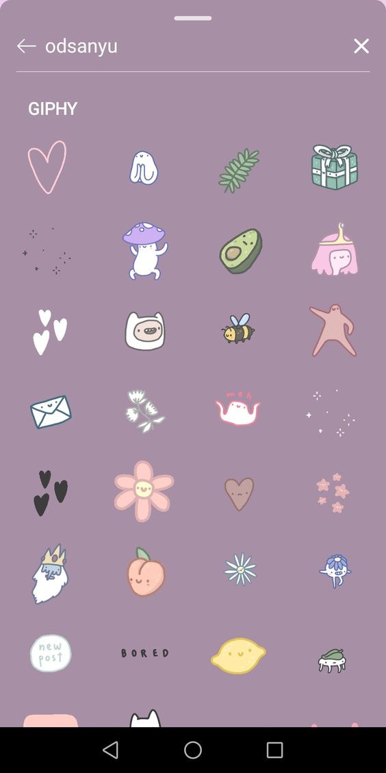 50 Instagram GIF Stickers Ideas (Keywords)