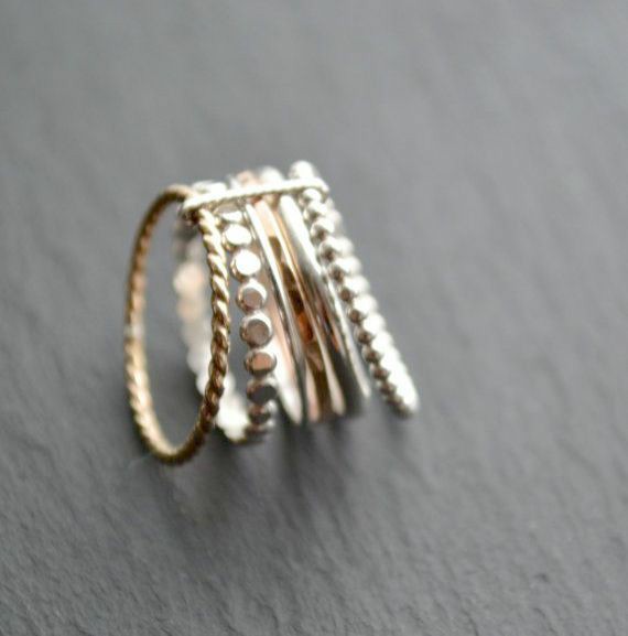 Layered rings designs