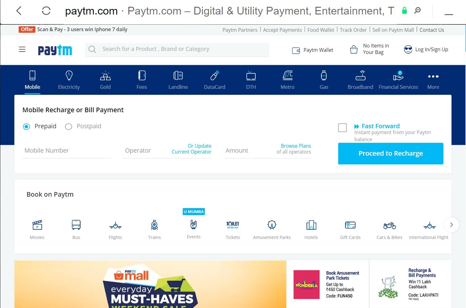 How To Login Paytm Account?