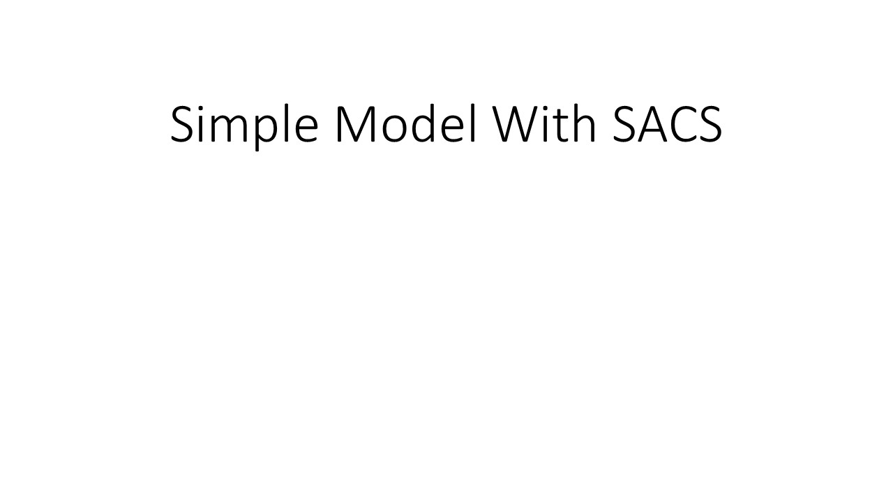 Simple Model with SACS