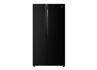 Haier 565 Lt Inverter Side-by-Side Refrigerator HRF-619KS, Black Silver ...