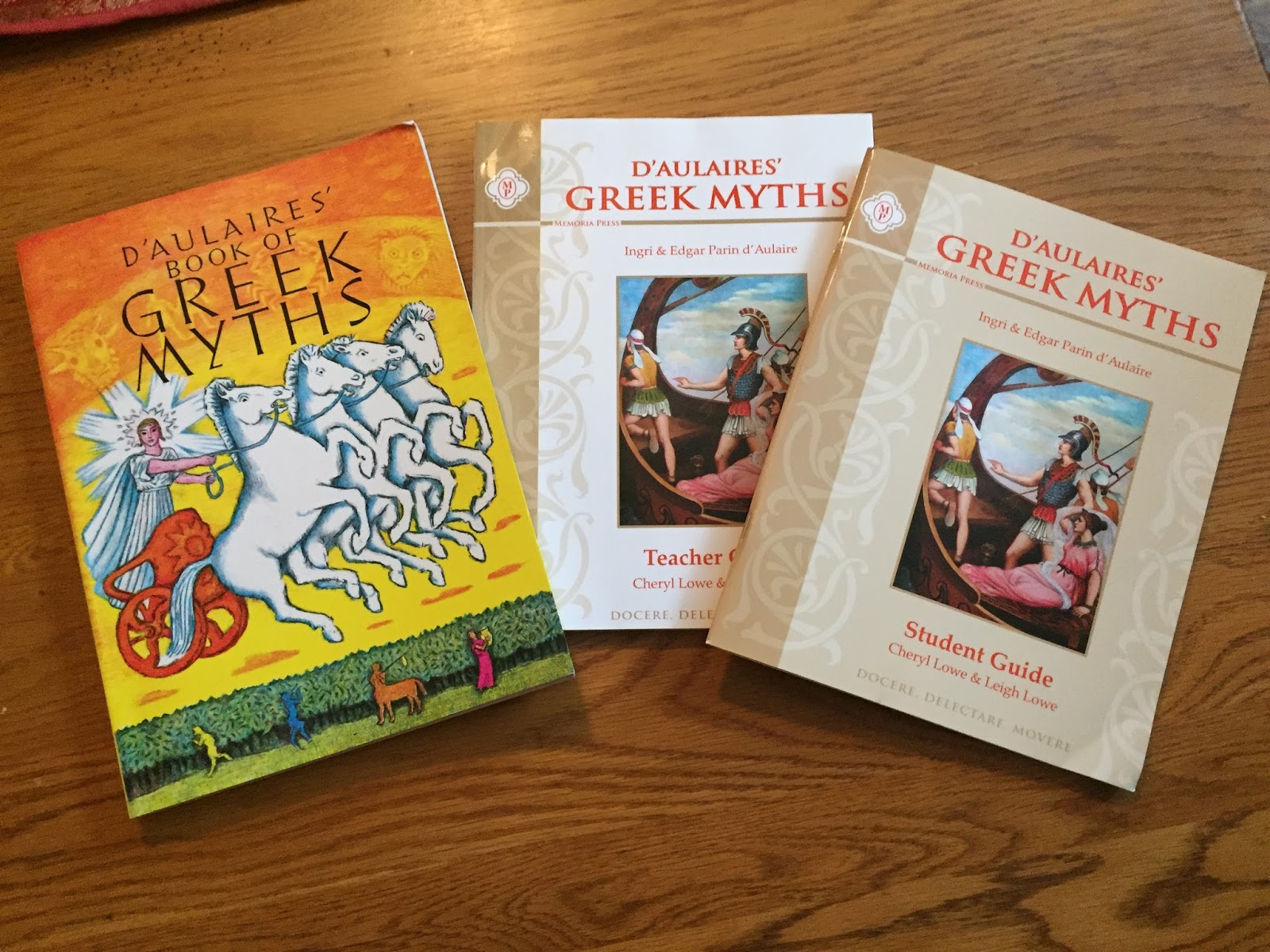 Mom of Many: D'Aulaires' Greek Myths from Memoria Press: A TOS Crew Review