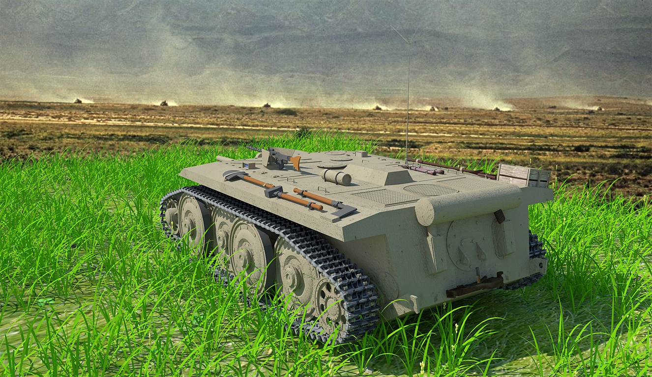 SketchUP Power 草圖力量: Entwicklung series TANK E10 (E系列末日計劃戰車 E10)