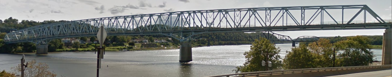 Industrial History: 1986 Rochester-Monaca Bridge over Ohio River