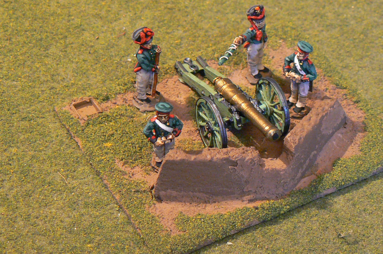 Dots of Paint: The Russian field fortifications at Borodino