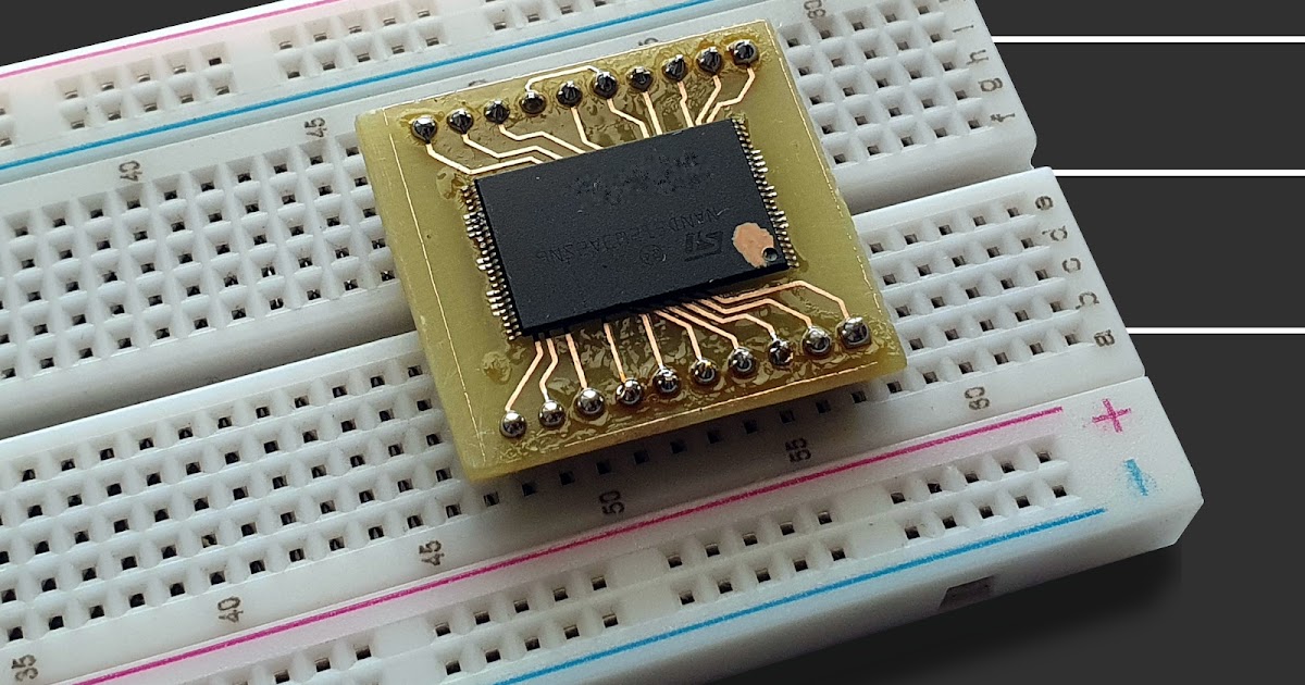 Read NAND Flash device signature with Arduino · One Transistor