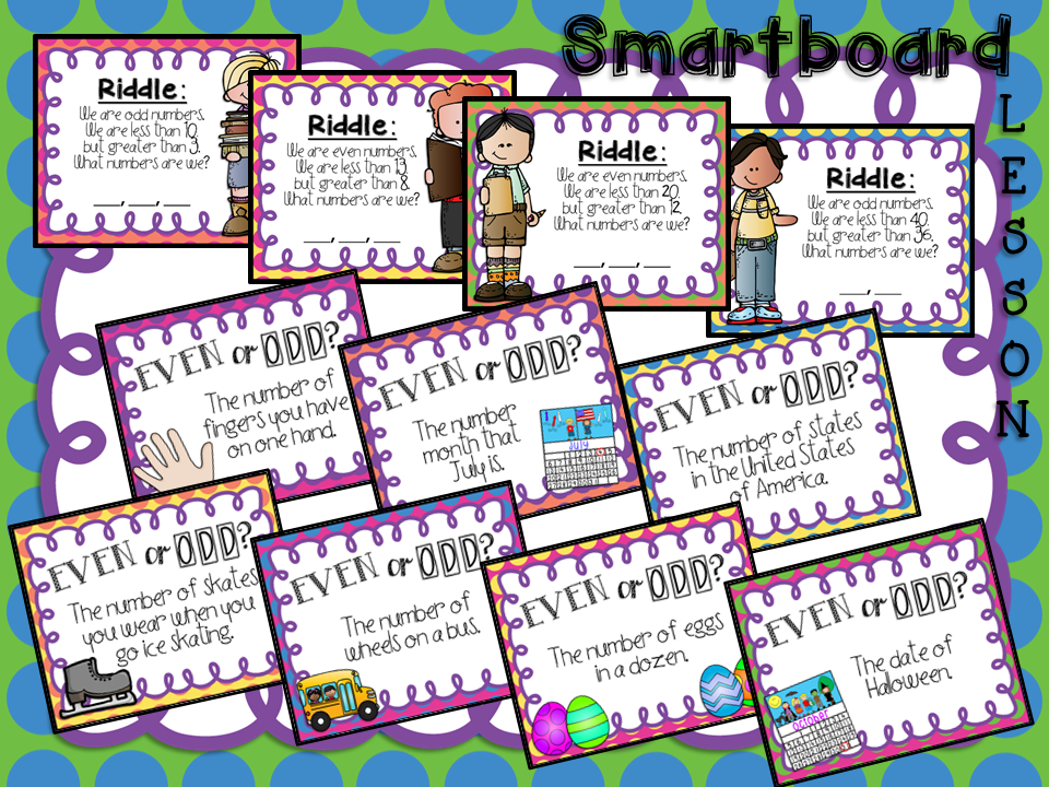 Teaching With Terhune: Even and Odd Numbers Math Unit