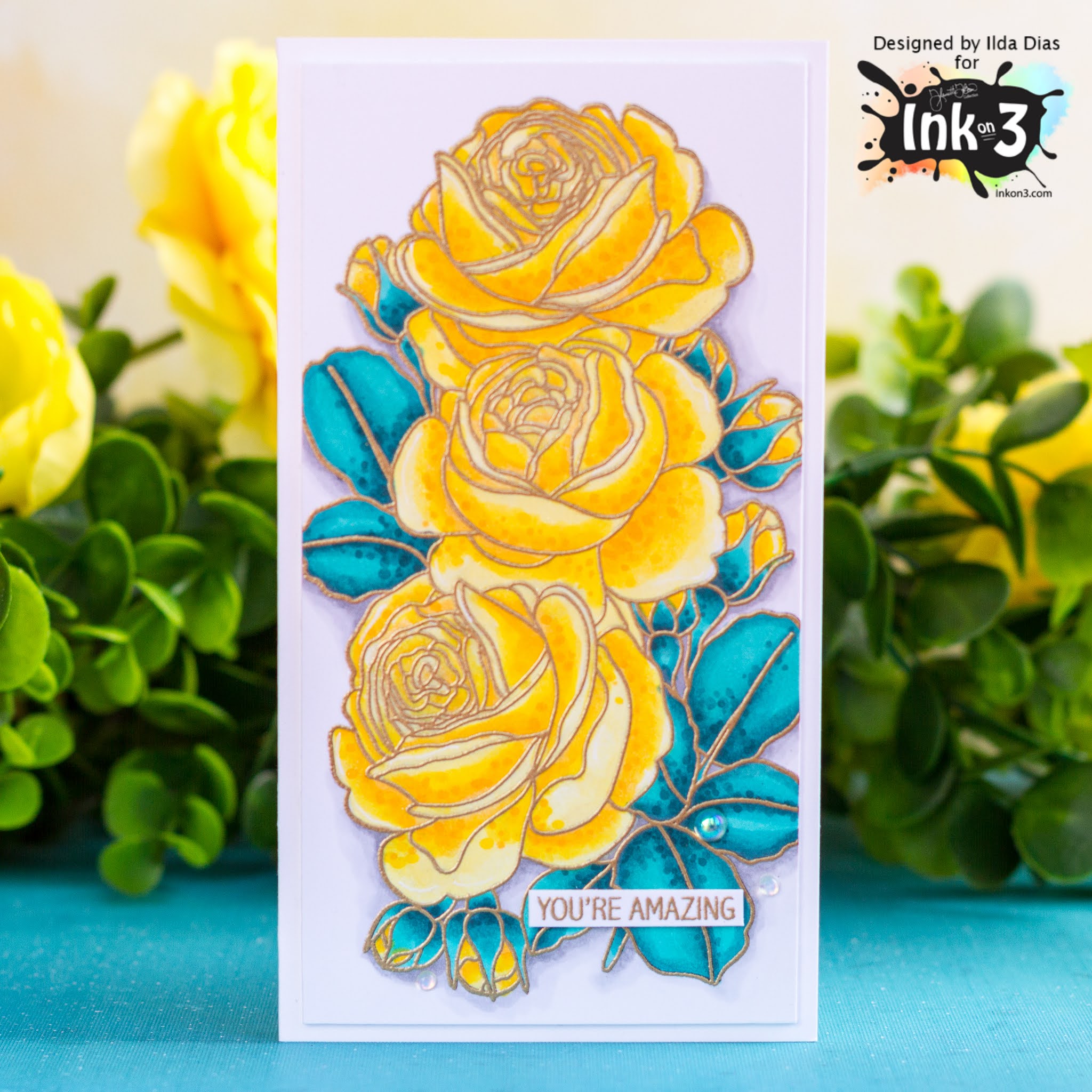 I Love Doing All Things Crafty: Triple Rose Mini Slimline Friendship ...