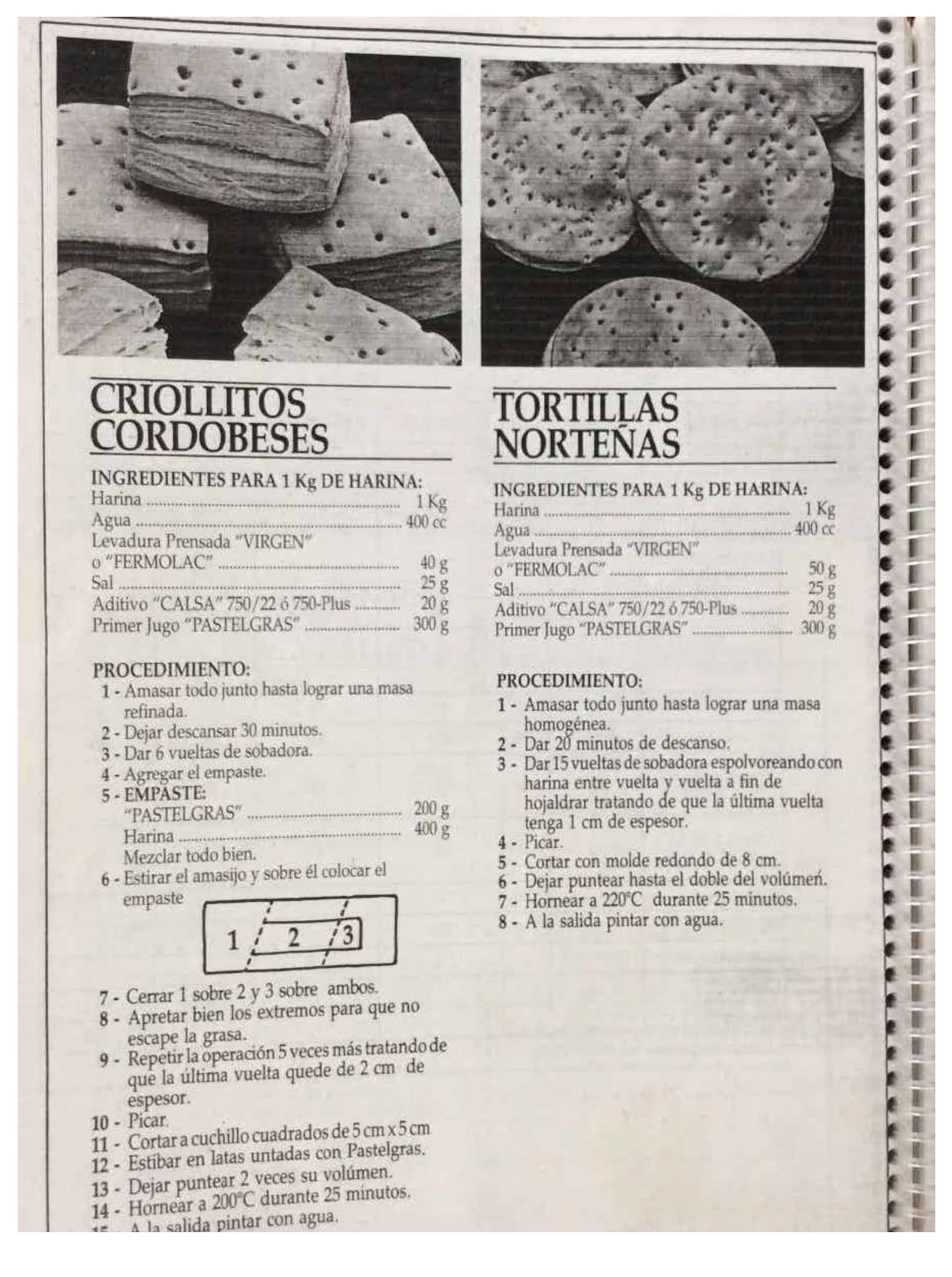 RECETARIO CALSA ~ bakerbook