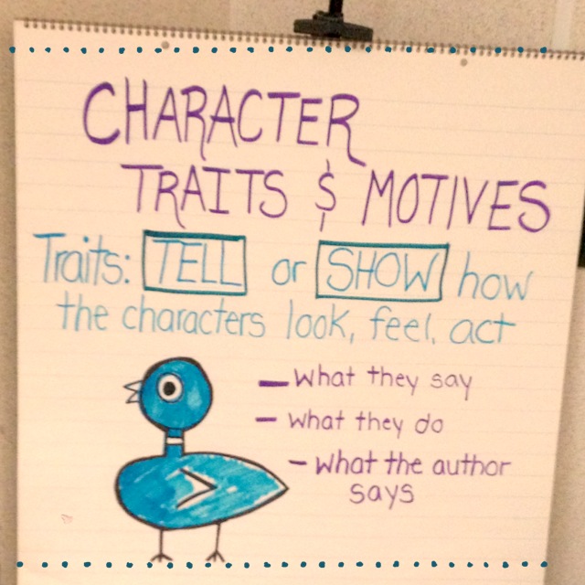 Tricycles and Triangles: Character Traits Lesson Idea