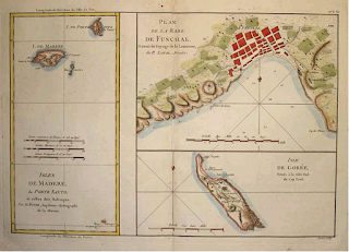 CARTOGRAFÍA HISTÓRICA DE MACARONÉSIA: A MADEIRA, BONNE, 1788