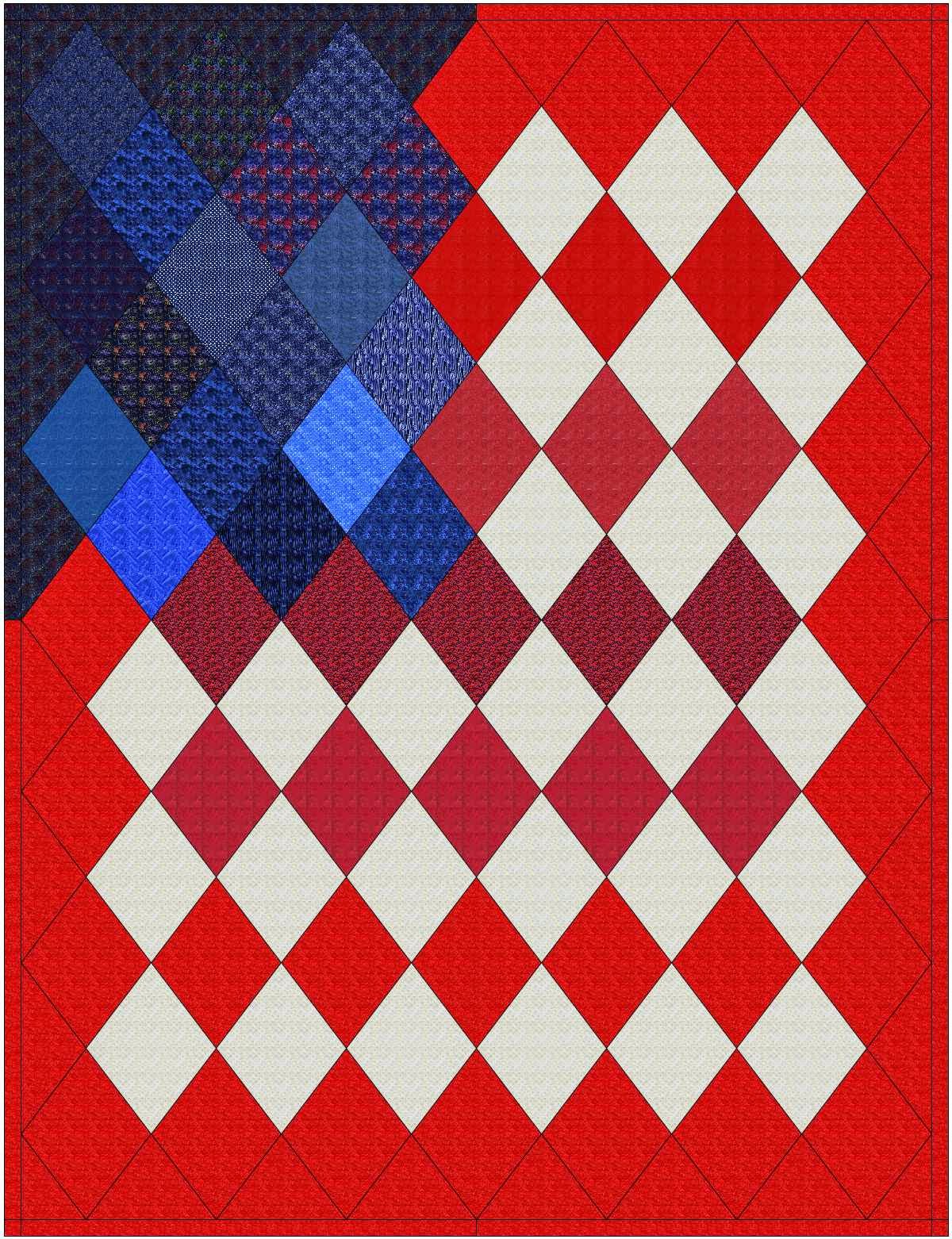 KISSed Quilts - Keeping It Simple and Stunning: Flyover - EQ / Island ...