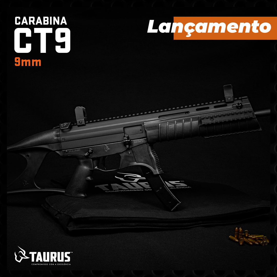 LRCA: Carabina CT9, o novo lançamento da Taurus no calibre 9mm