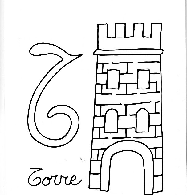 Dibujos para imprimir y colorear pintar imagenes para niños: Letra T ...