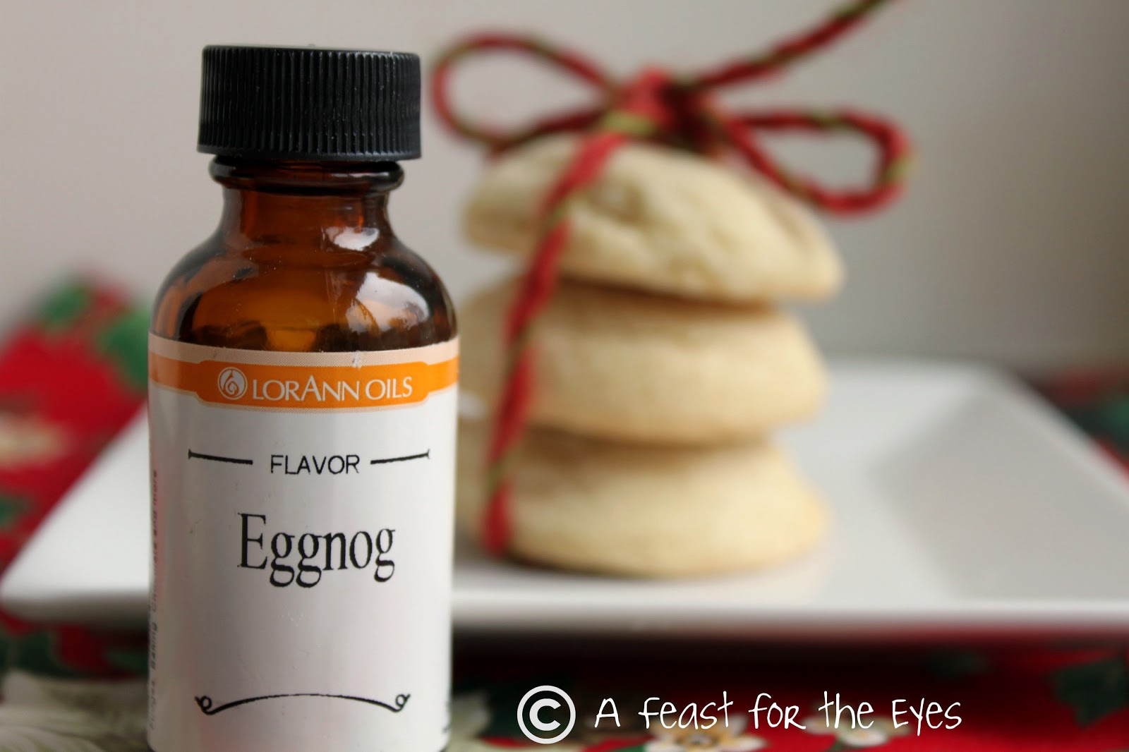 Crispy and Chewy Eggnog Cookies - A Feast For The Eyes