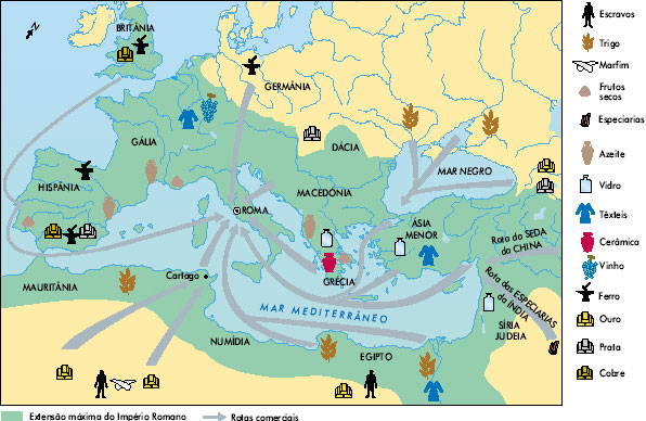 Profesor de Historia, Geografía y Arte: Mapas del Imperio Romano