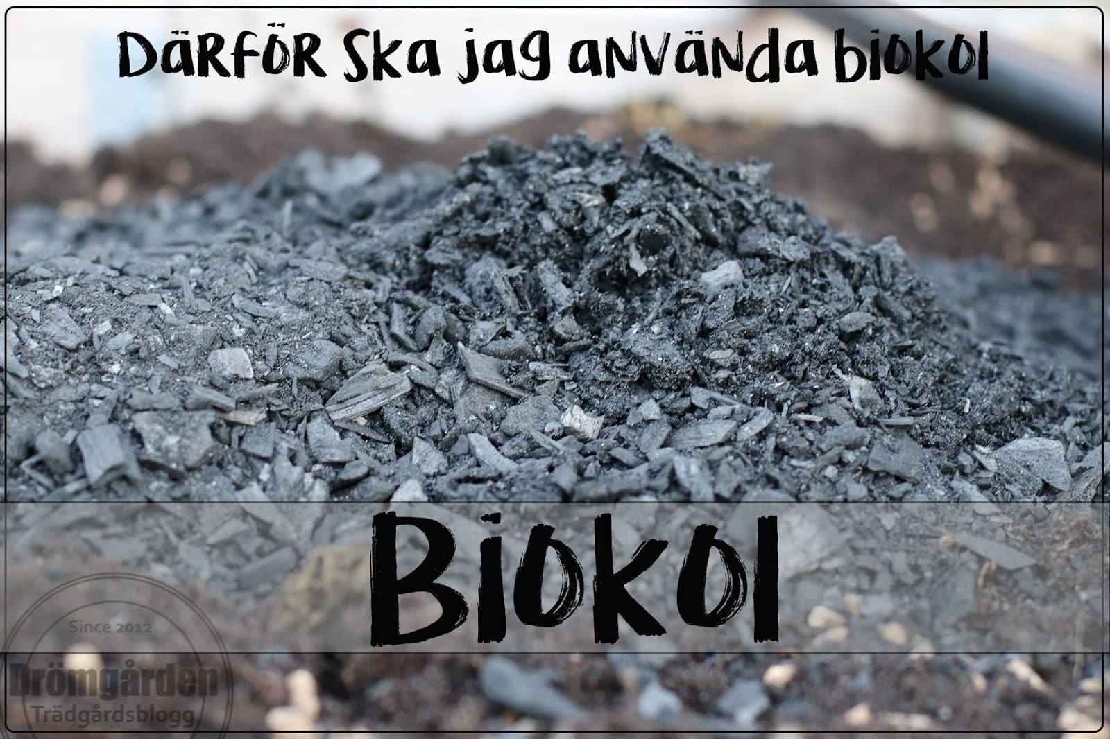 Drömgården: Biokol? - Därför ska jag testa!