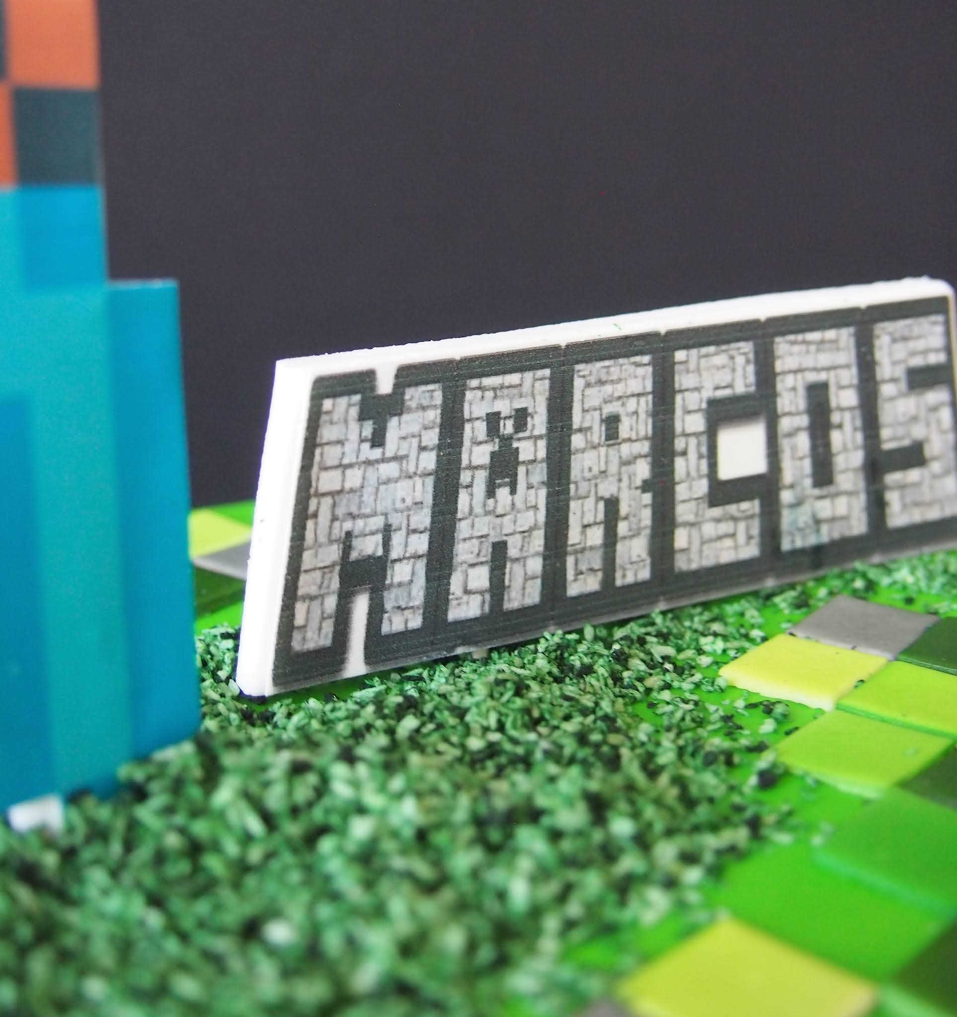 LaTATAGalleta: MARCOS Y MINECRAFT .......... TARTA CREEPER (PARTE III)