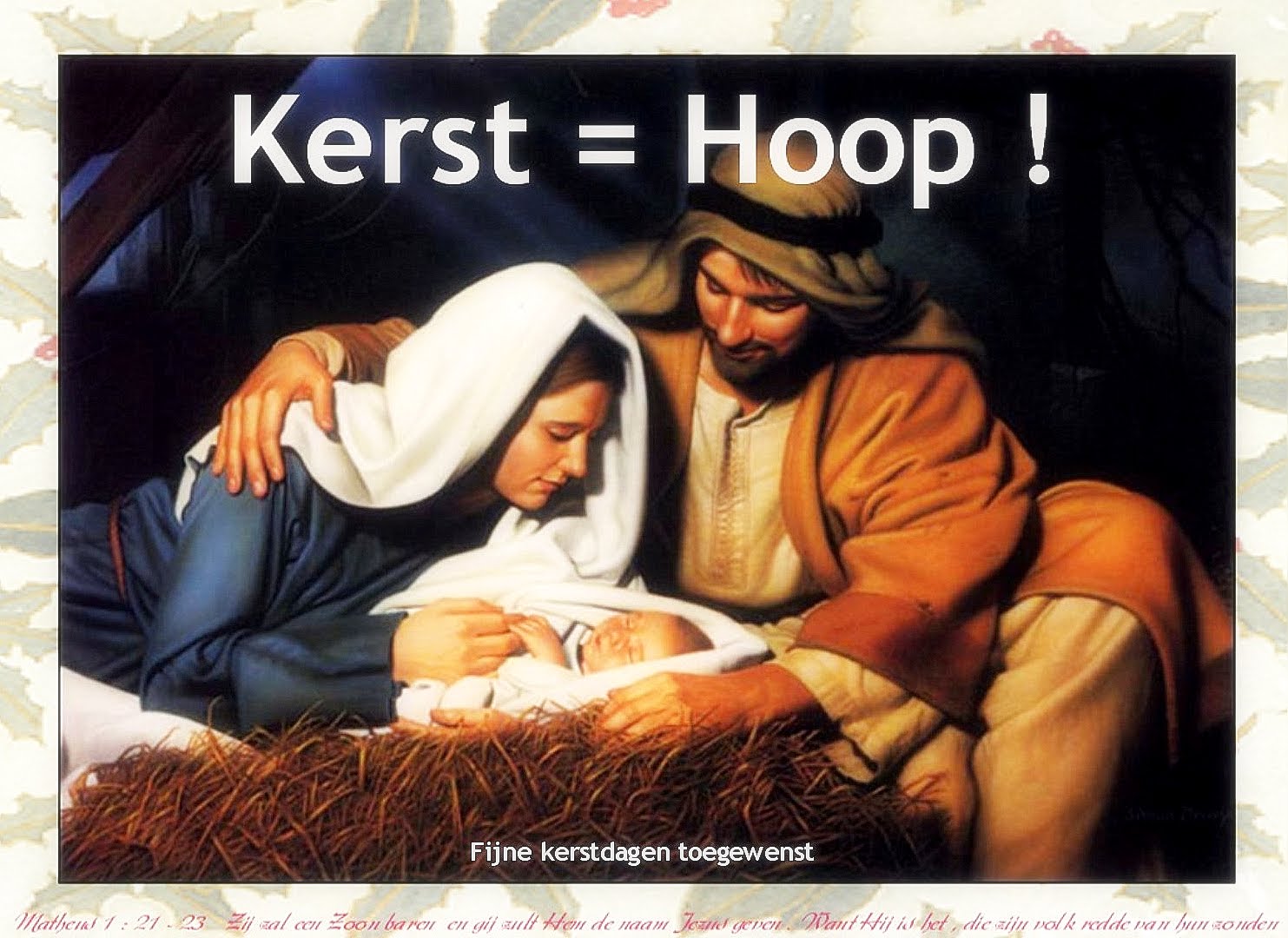 Focus On Jesus: Van harte gezegende kerst toegewenst