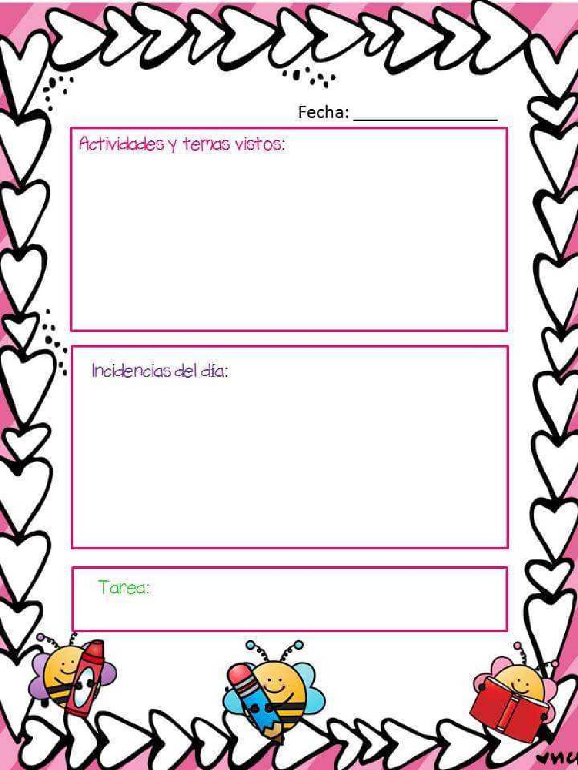 Portada Para Bitacora Escolar