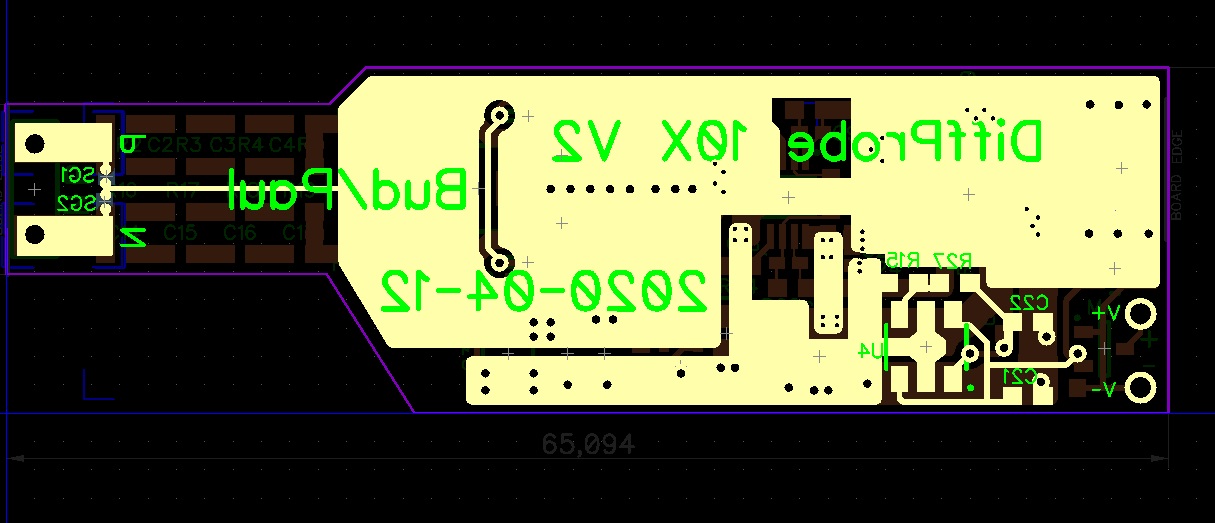 Paul's DIY electronics blog: Building a Differential Amplifier Probe