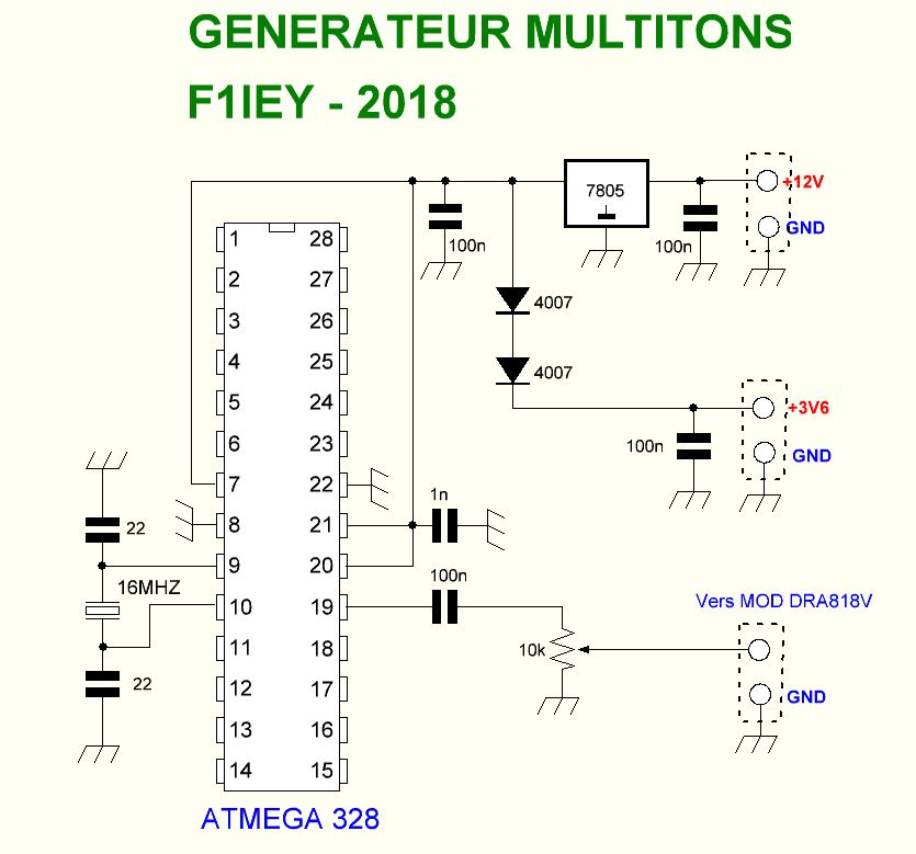 F1IEY - ATELIER RADIO: BALISE VHF 144MHZ - DRA818V