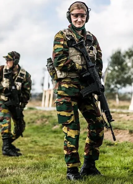 Crown Princess Elisabeth started a military initiation training at ...