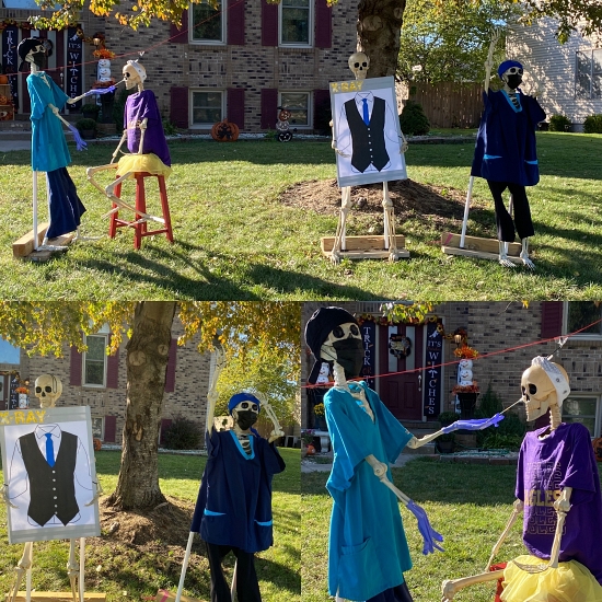 Runs for Cookies: Super Creative Skeleton Displays for Halloween! (repost)