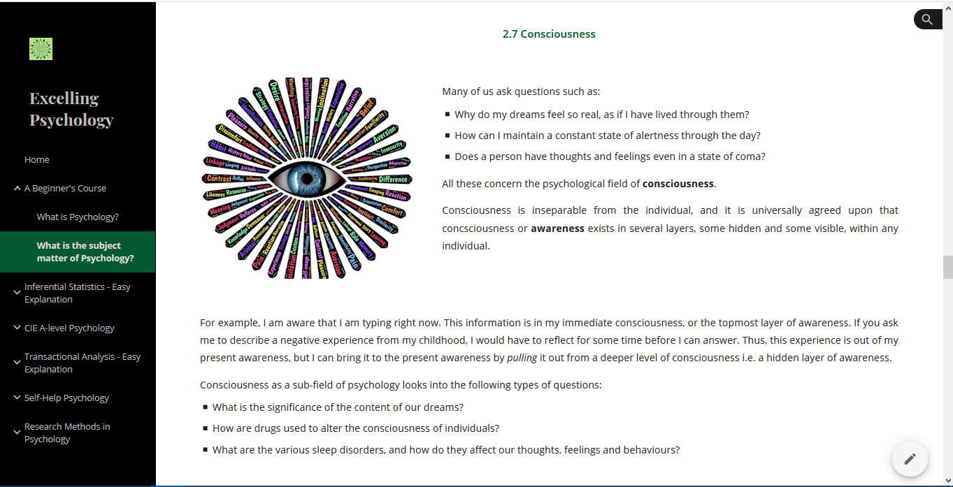 Learn Psychology for Beginners, a free course on the Excelling ...