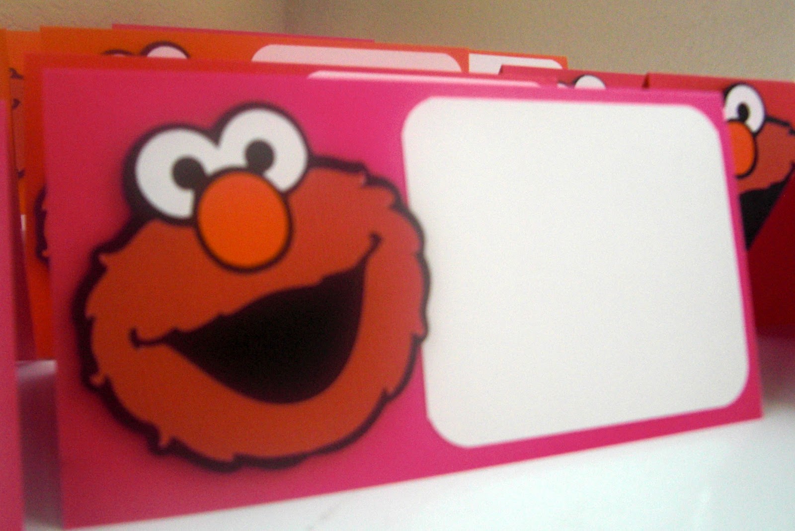 Mitzs Creations: New Elmo Party Items