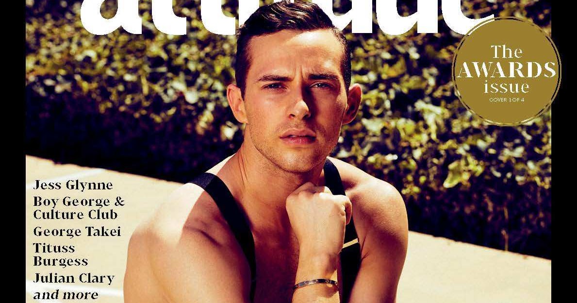 Adam Rippon para Attitude Magazine en fotos de Leigh Keily