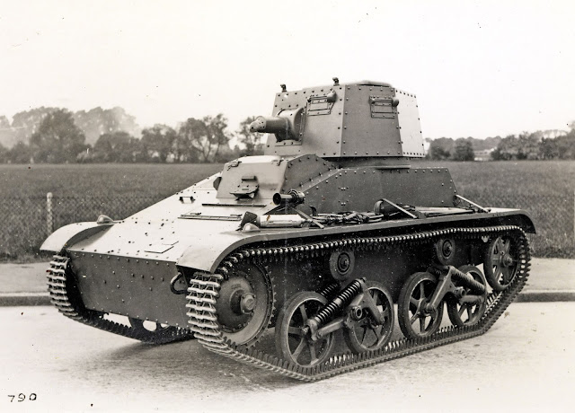 Interwar Tank Development: Light Tank Foreign Sales 1935 Flat Sided ...